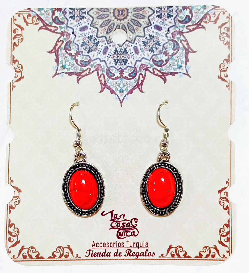 Aretes Piedra Natural – La Casa Turca